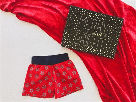 Handmade Christmas Red Star Shorts Etsy Australia