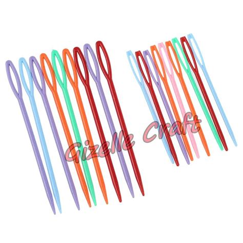 Jarum Tapestry Plastik Rajut Ukuran Besar 9 Cm Shopee Indonesia