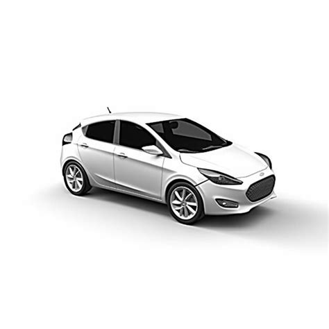 Premium Ai Image Hatchback D Rendering Of A Compact Hatchback Car