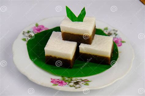 Kue Talam Is An Indonesian Kue Or Traditional Steamed Snack Made Of A