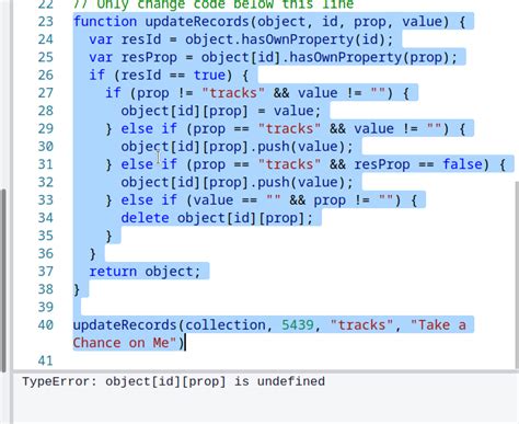 Record Collection Code Javascript The Freecodecamp Forum