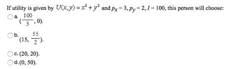 solved this question refers to an individual whose utility