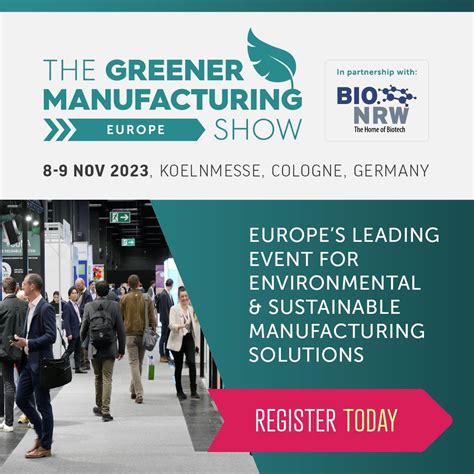 Mark Reinders On Linkedin The Greener Manufacturing Show 2023 Cologne Germany