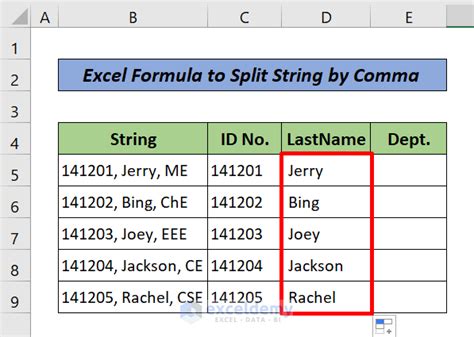 Excel Formula To Split String By Comma Examples ExcelDemy
