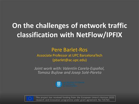 [ppt] on the challenges of network traffic classification with