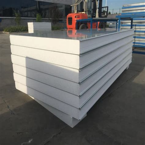 Structural Wall Panel Fire Proof Sound Proof Rock Wool Eps Sandwich Prefab Wall Panelendable