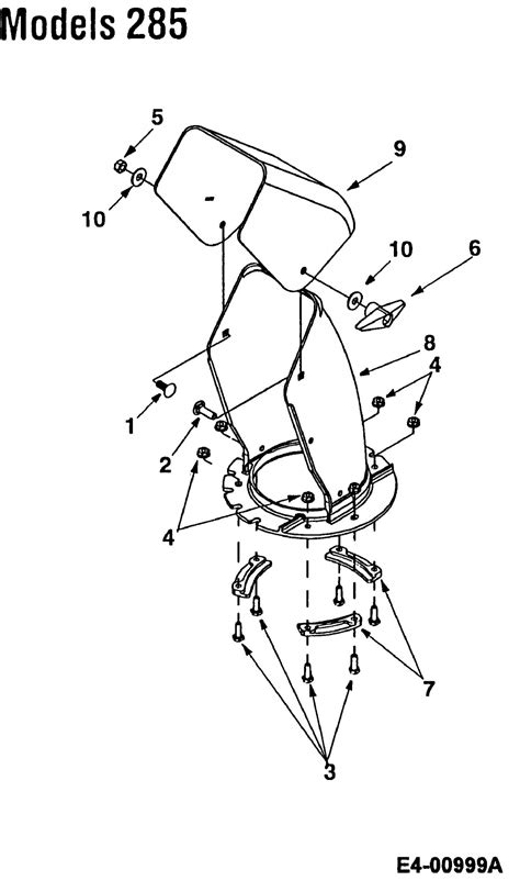 Ersatzteile Yard Man Schneefräsen Ym 5350 S Typ 31a 285 643 2003