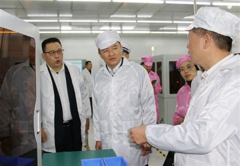 云南省商务厅副厅长谭伟一行赴以晴红河科技产业园调研ic芯片保税维修项目 以晴集团