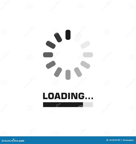 System Software Update And Upgrade Concept Loading Process Screen