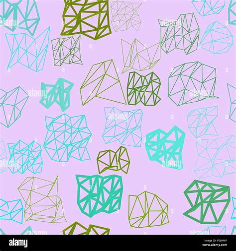 Seamless Abstract Geometric Background With Shape Of Triangle Strip Pattern Vector Illustration