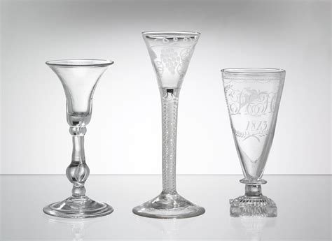19th Century Drinking Glasses The Holburne Museum