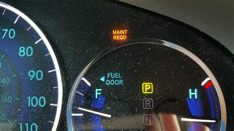 Maintenance Required Light How To Reset Toyota Sienna Practical