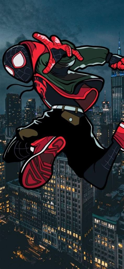 Miles Morales Iphone Wallpapers 4k Hd Backgrounds On Wallpaperbat