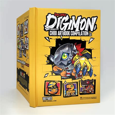 Sinobalis Digimon Chibi Art Book Compilation 10 Sinobali