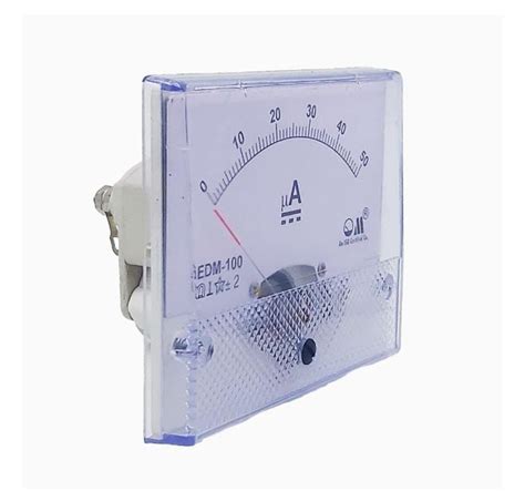 Dc Microammeter 0 50 Ua Model Edm 100 Panel Meter Scientific Kart