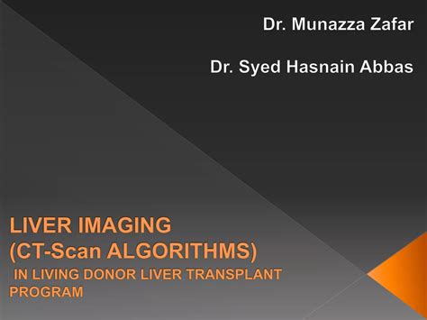 Liver Imaging Ct Scan Algorithm Ppt