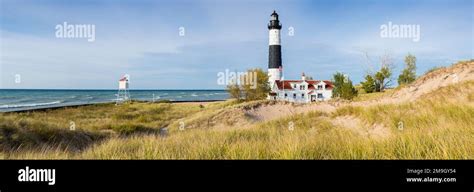 64795 01414 Big Sable Point Lighthouse On Lake Michigan Mason County