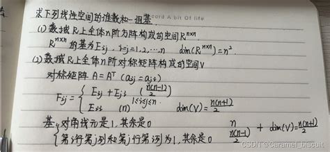 矩阵理论复习（一）怎么证明一个空间非平凡子空间的 Csdn博客