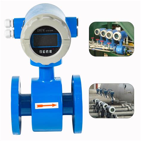 Rs485 Digital Fuel Electromagnetic Flowmeter Sensor Smart Oil Water