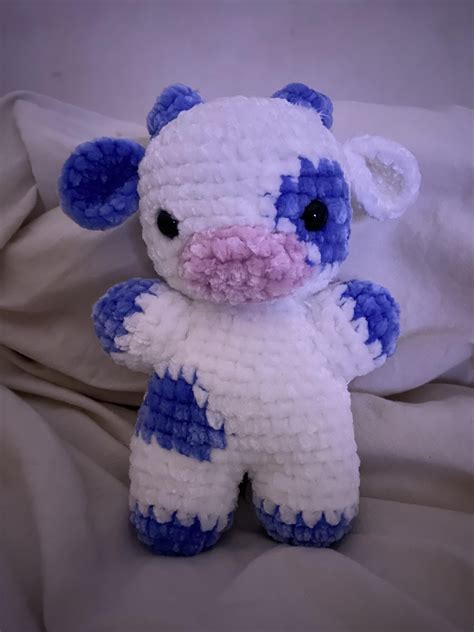 Mini Bluish Moo R Amigurumi