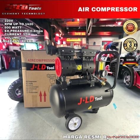 Jual Mesin Kompresor Angin Silent Jld 30 Liter 600w Direct Compresor