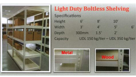Boltless Shelving System Singapore