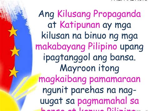 Kilusang Propaganda At Katipunan