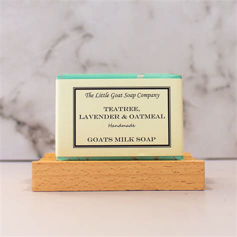 Teatree And Lavender Oatmeal Goat Milk Soap 100g