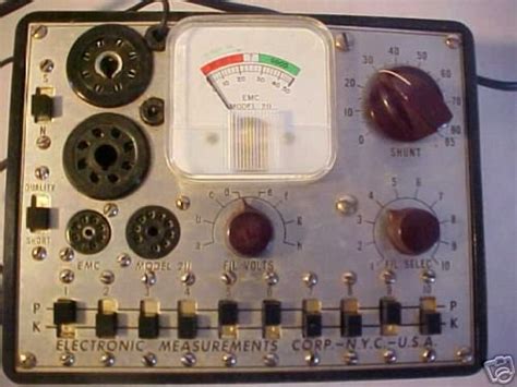 Electronic Emc Model 211 Tube Tester W Manual 28199956