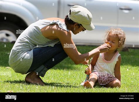 Halle Berry And Her Daughter Nahla Ariela Aubry Spend The Afternoon At