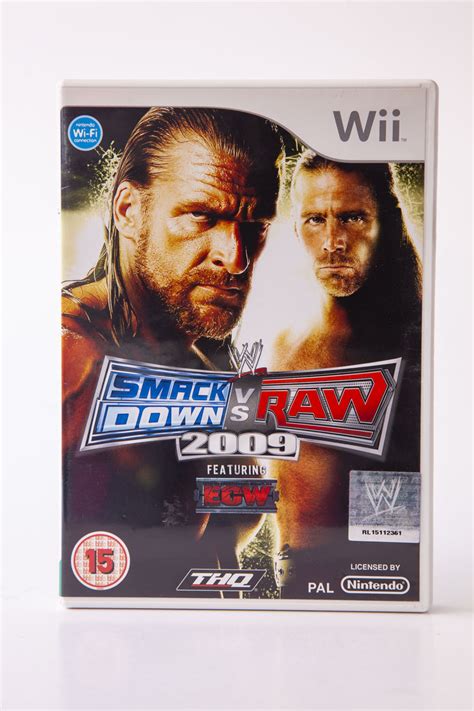 WWE SmackDown Vs RAW Featuring ECW Wii Nintendopusheren