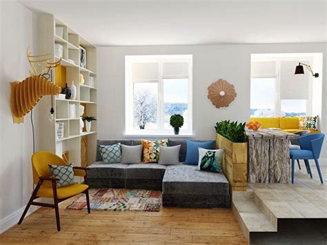 Интериорът на двустаен апартамент 58 кв м Идеи за интериор