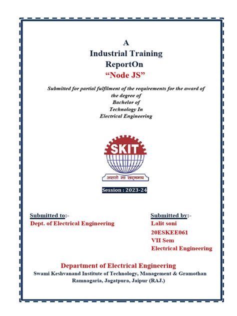 Lalit Soni Report Pdf Java Script Software Development