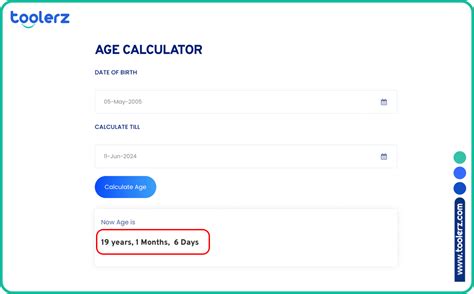 Age Calculator Find Your Exact Age In Years Months Days Instantly