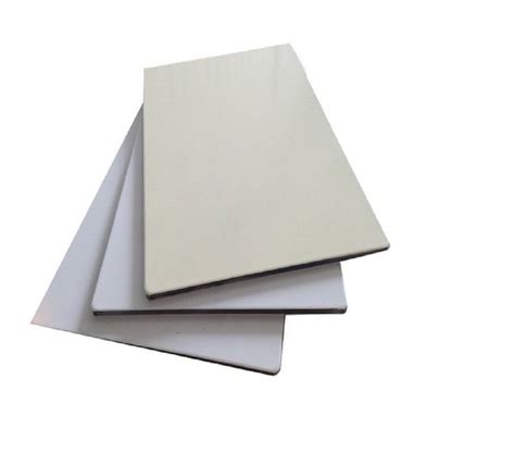 White Plain ACP Sheet Size Feet Thickness Mm At Rs Sq Ft In New Delhi