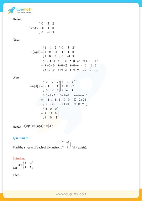 Ncert Solutions For Class 12 Maths Chapter 4 Exercise 4 5 Determinants