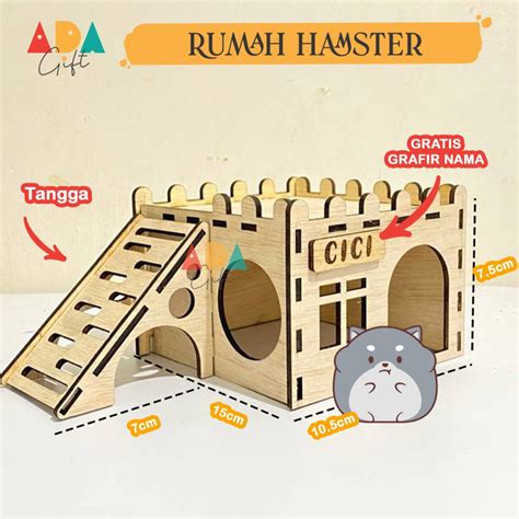 Jual Rumah Hamster Kandang Hamster Aksesoris Hamster Mainan Hamster Furniture Hamster