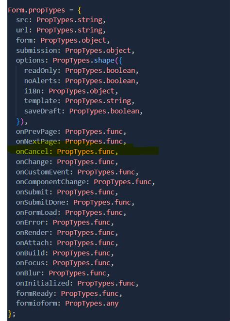 Bug Oncancel Prop Dosent Work Properly And Its Not Mentioned In The