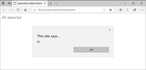Display Output In Javascript Hindi Console Window Alert