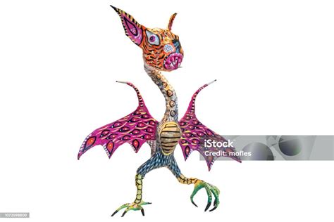 클리핑 패스와 함께 멕시코에서 Alebrije 라는 괴물 알레브리헤에 대한 스톡 사진 및 기타 이미지 알레브리헤 퍼펫인형