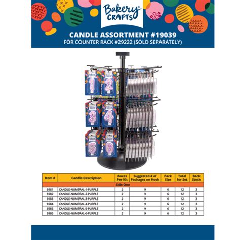 Candle Assortment 19039 Decopac