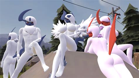 Rule 34 3d 3d Artwork Absol Anthro Baek Myo Mega Absol Nintendo