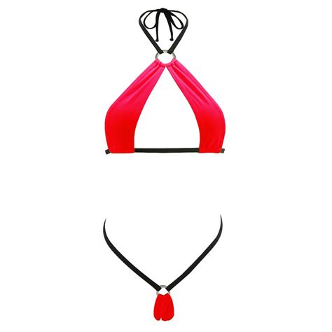 Buy Sherrylo Micro Bikini Extreme Sexy G String Bikinis Slutty Microkini Mini Thong Bathing Suit