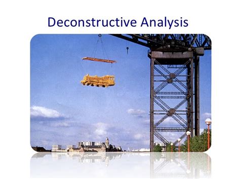 3 D Deconstructive Analysis