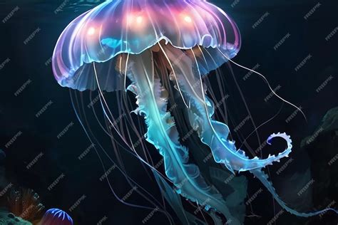 deepsea luminary premium ai generated image