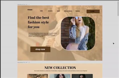 A Fashion Style Web Design By Figma Charuka Dissanayake Posted On The Topic Linkedin