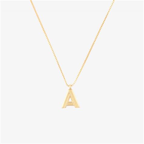 Initial Pendant Necklace