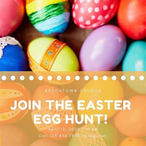 Free And Customizable Easter Egg Templates