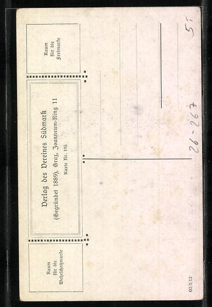 Künstler Ak Richard Assmann Schönbühel Schloss Wappen Südmark