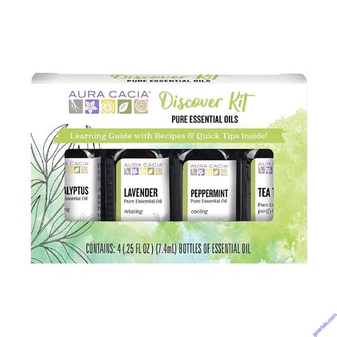 Buy Aura Cacia Discover Essential Oils Kit Beginners Aromatherapy Set